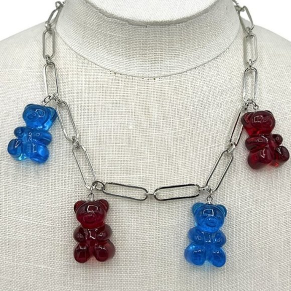 Jewelry | Gummy Bear Dangle Chain Necklace | Poshmark